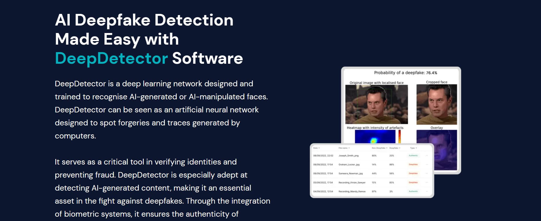 DeepDetector - DeepDetector is a deep learning network designed to detect and recognize ...