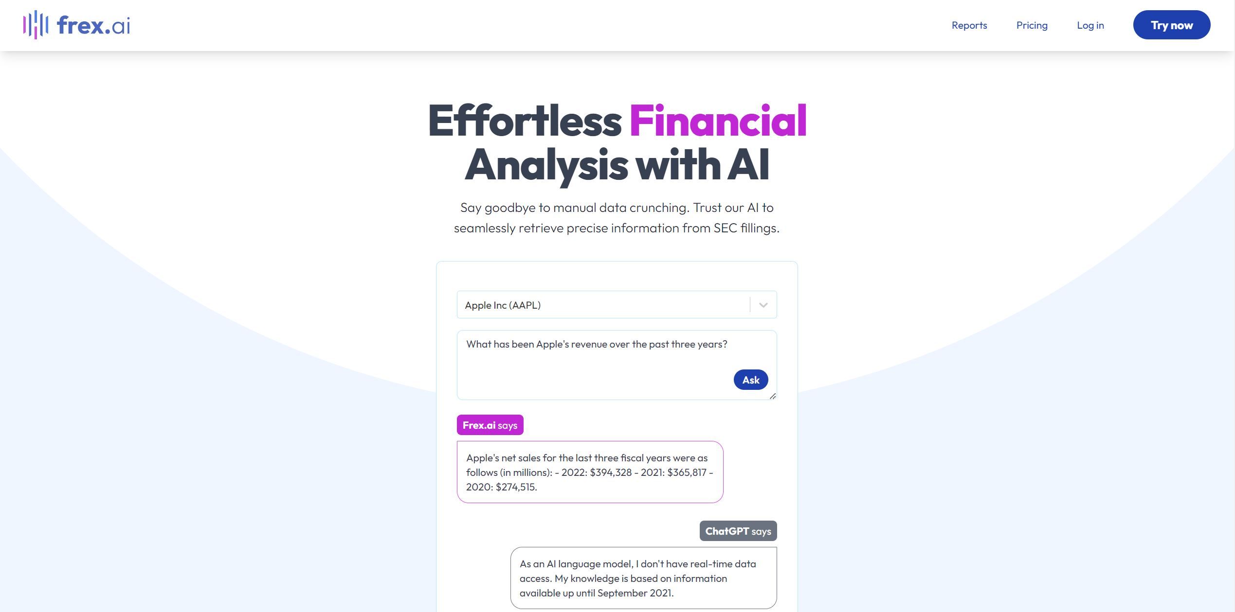 Frex.ai - Frex.ai is an AI-powered financial analysis tool designed to ...