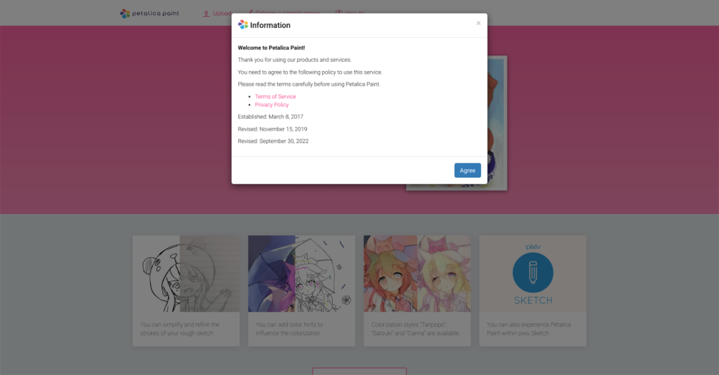 Petalica Paint - Petalica Paint is a automatic colorization tool developed by Preferred Networks.